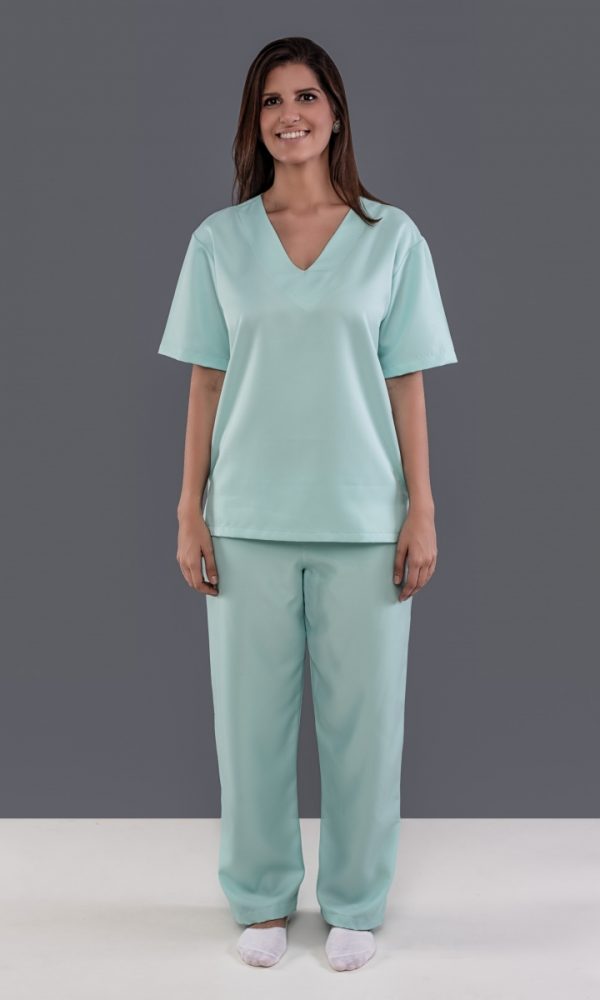 SCRUB BLUSA VERDE - Raville Bordados